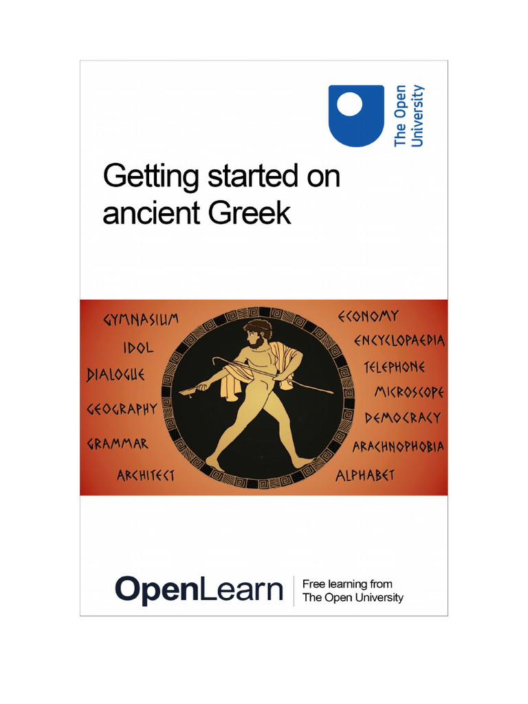 Getting Started On Ancient Greek | PDF | Greek Alphabet | Stress ...
