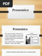 Proxemics | PDF | Nonverbal Communication | Communication