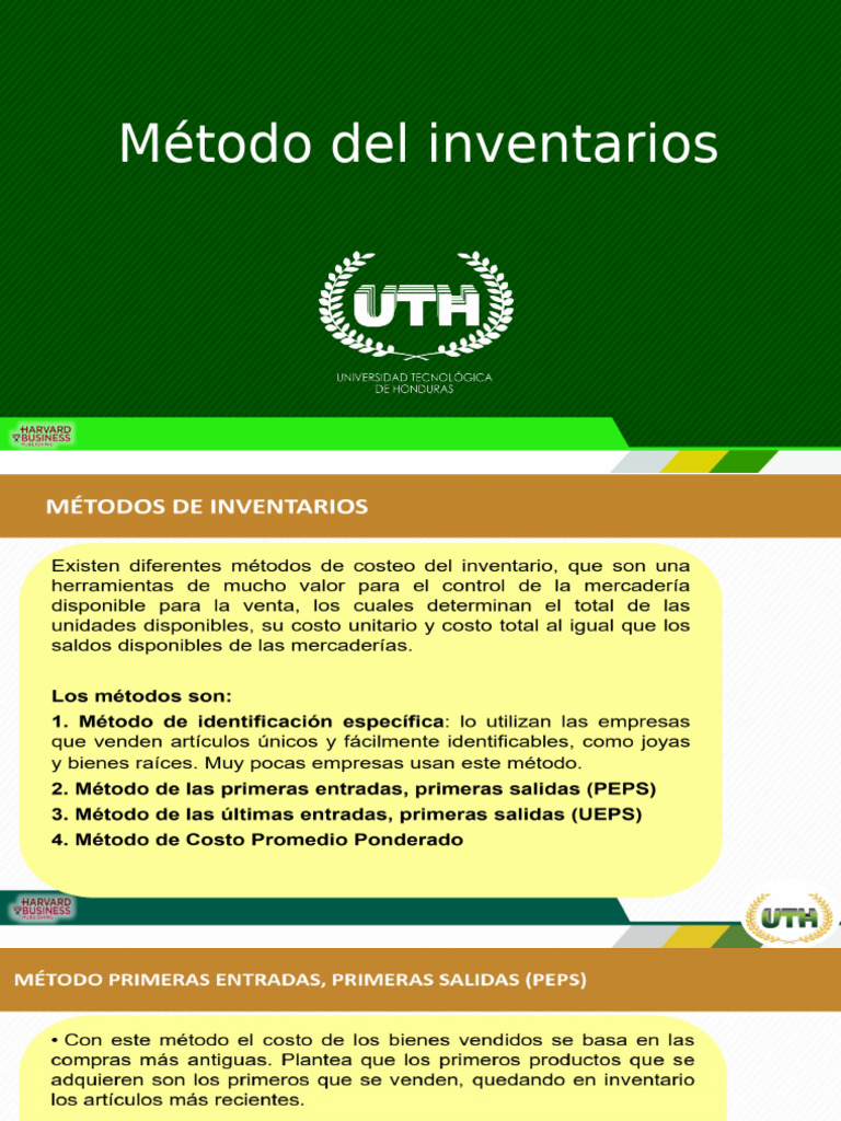 Método de Inventarios en Contabilidad | PDF