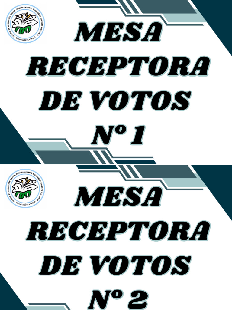 Portadas de Mesas | PDF