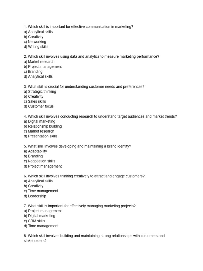 MCQ For Digital Marketing | PDF | Marketing | Digital Marketing
