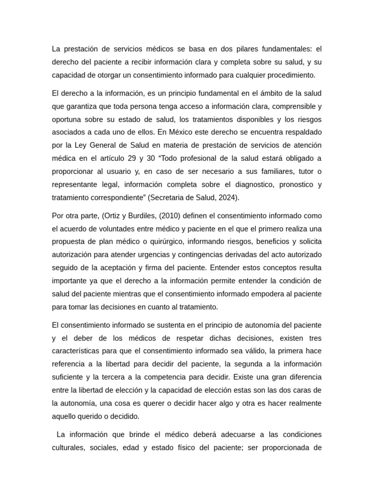Sintesis de Tres Cuartillas | PDF | Consentimiento informado