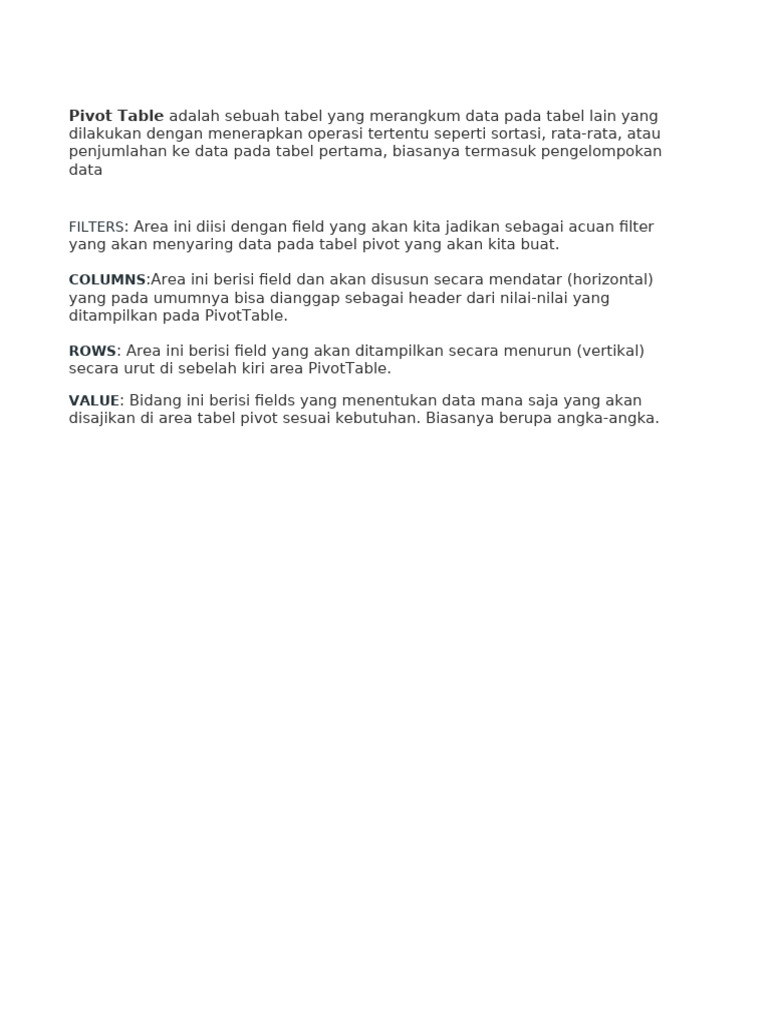 Pivot Tabel bagian 2 Laporan Penjualan | PDF