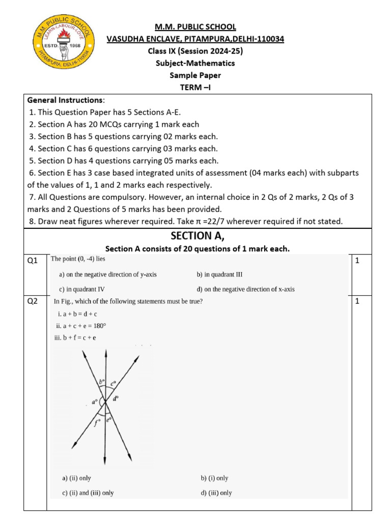 40507_SAMPLEPAPER_IX | PDF