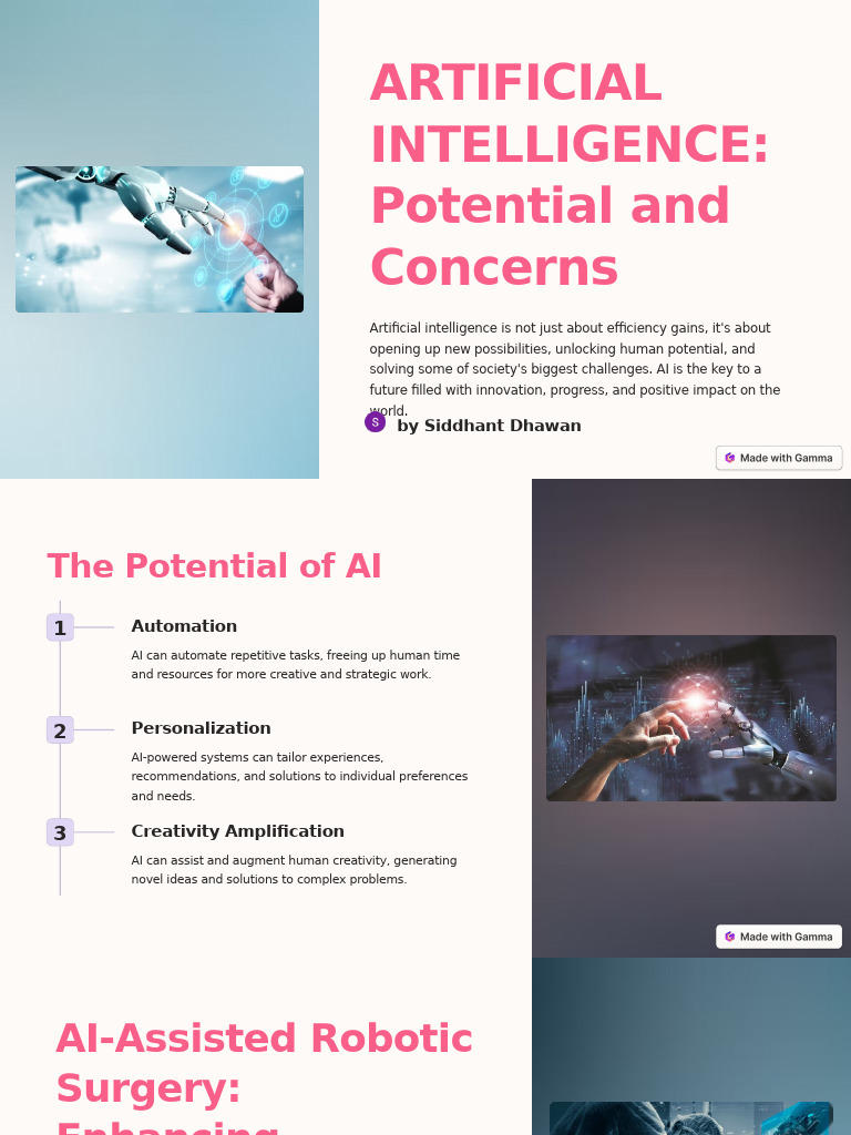 Artificial Intelligence Potential and Concerns | PDF | Artificial ...