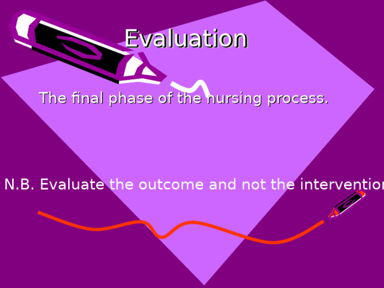 Nursing Process: Final Evaluation Phase | PDF