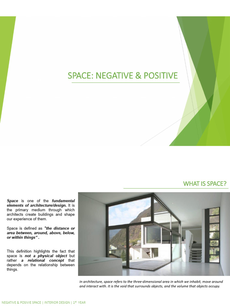 Understanding Positive and Negative Space | PDF | Space | Area
