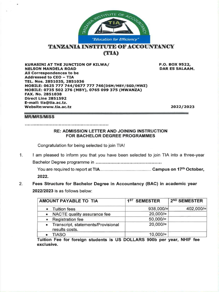 ADMISSION-LETTER-AND-JOINING-INSTRUCTION-FOR-BACHELOR-DEGREE-PROGRAMMES ...