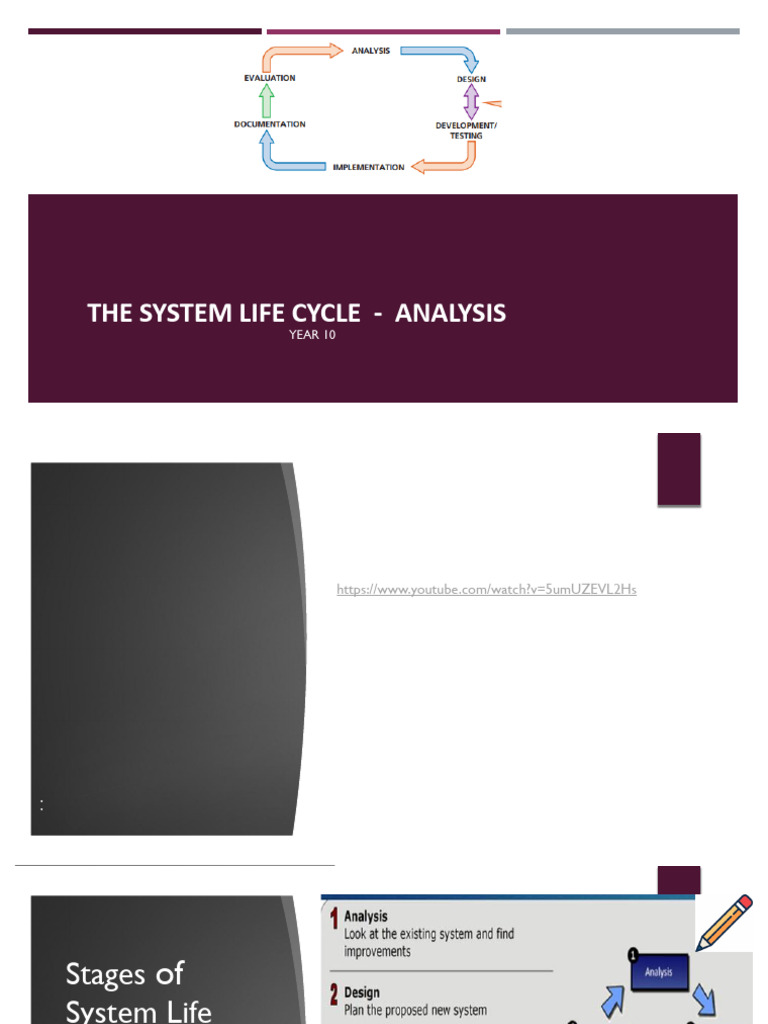 System life cycle- part 1- Analysis | PDF