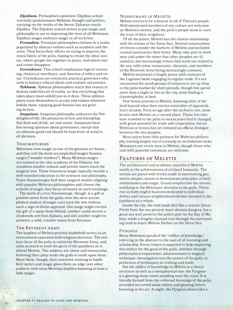 4 Pdfcoffee - Com Mythic Odysseys of Theros Deluxe Coverpdf PDF Free 91 120 | PDF | Deities