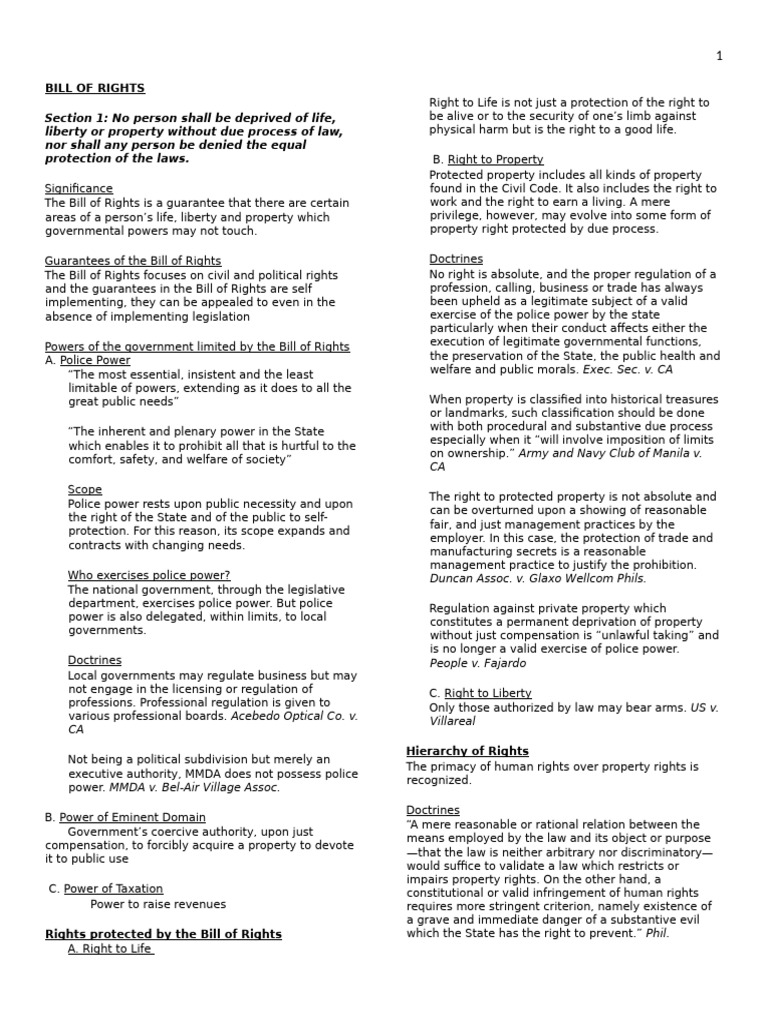 Bill or Rights Sec1-12 Rev. | PDF | Search And Seizure | Search Warrant