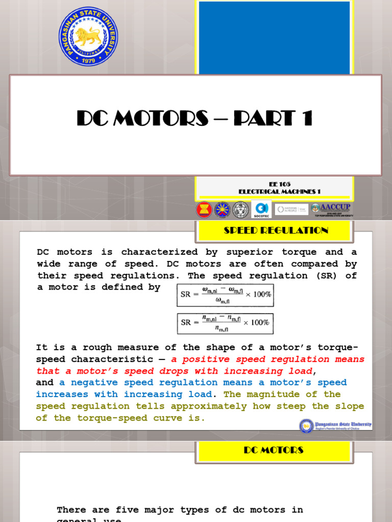 2.1 DC Motors Part 1 | PDF | Electric Motor | Direct Current