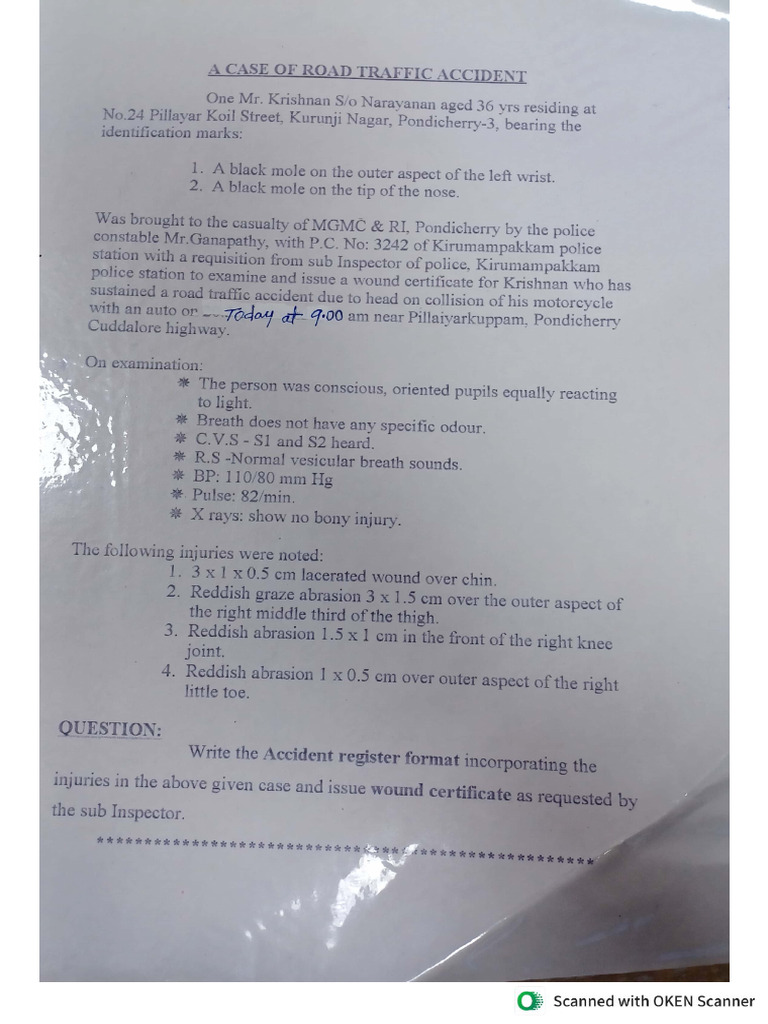 Wound Certificate | PDF