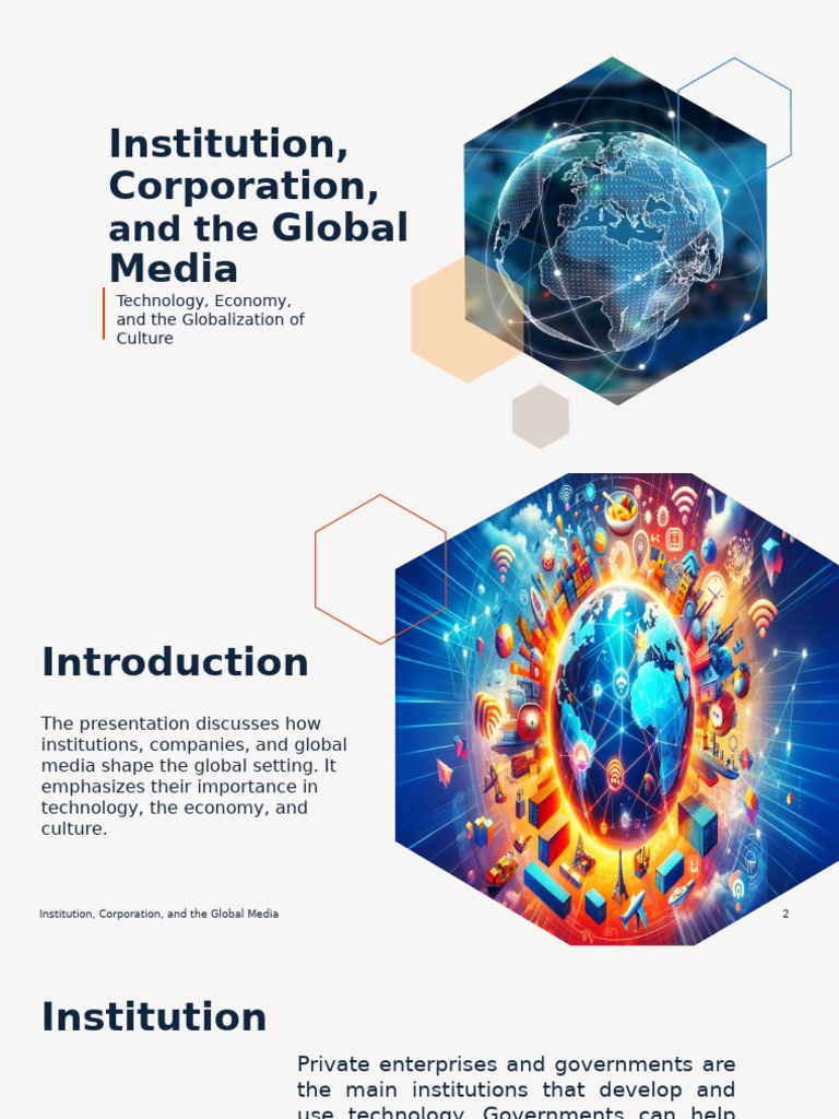 Institution Corporation and The Global Media | PDF | Globalization | International Monetary Fund