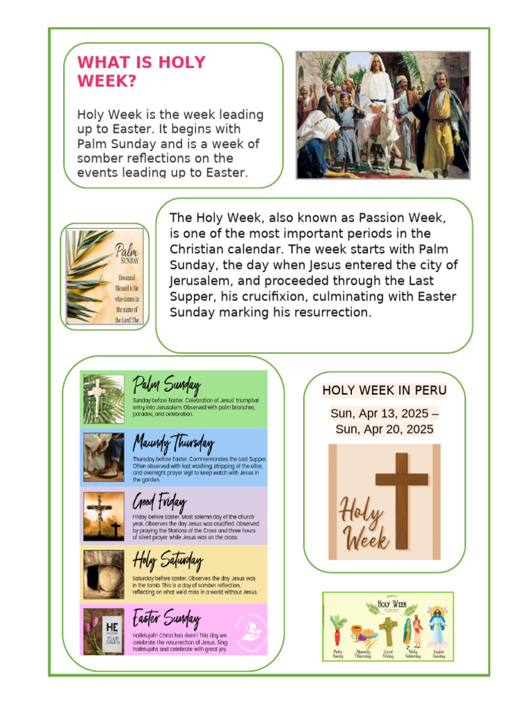 Holy Week | PDF