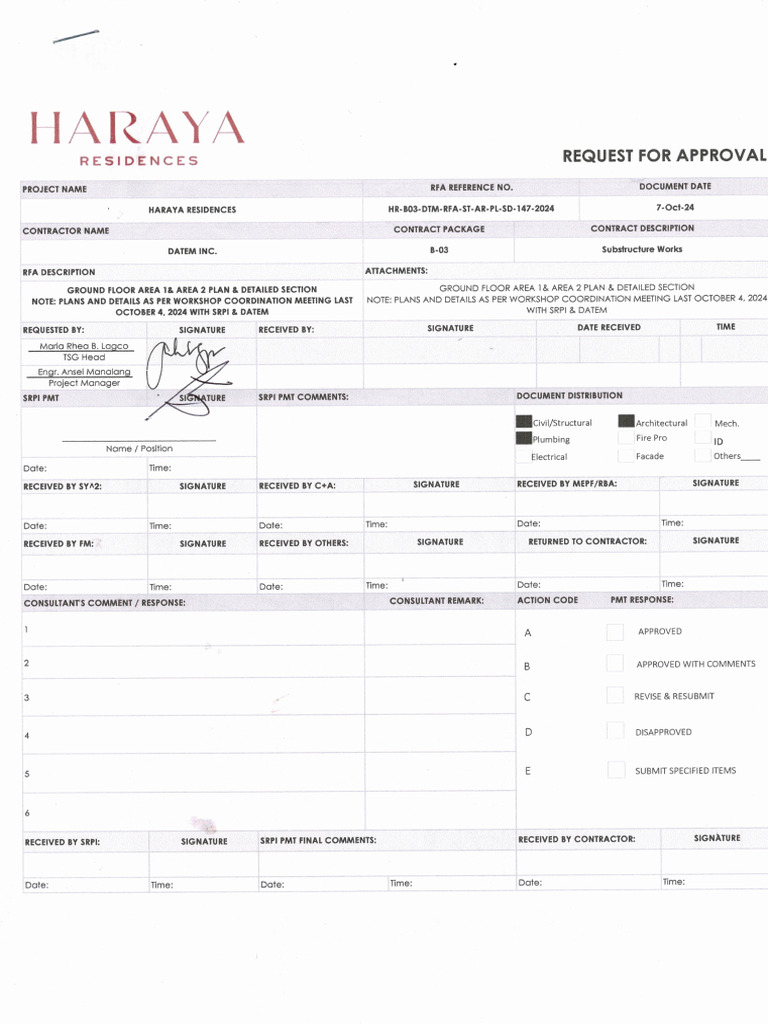 Hr-b03-Dtm-rfa-st-Ar-pl-sd-147-2024 Ground Floor Area 1 & Area 2 Plan ...