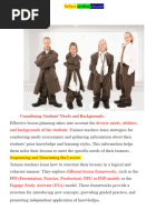 Unisa Lesson Plan | PDF