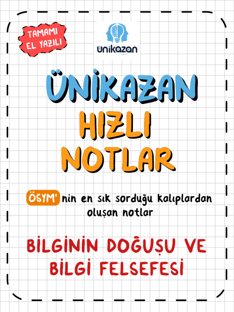 Ünikazan Felsefe Bilginin Doğuşu | PDF