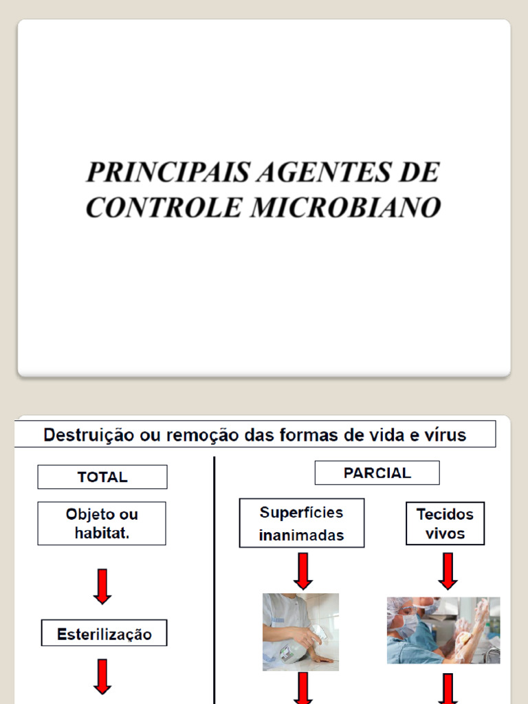 Controle Microbiano: Métodos e Agentes | PDF | Desinfetante | Cloro