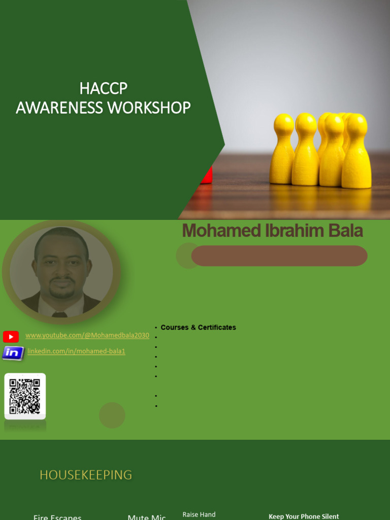 HACCP Awareness Workshop | PDF | Hazard Analysis And Critical Control ...
