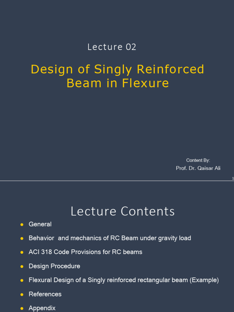 Flexural Design of RC Beams Explained | PDF | Bending | Beam (Structure)