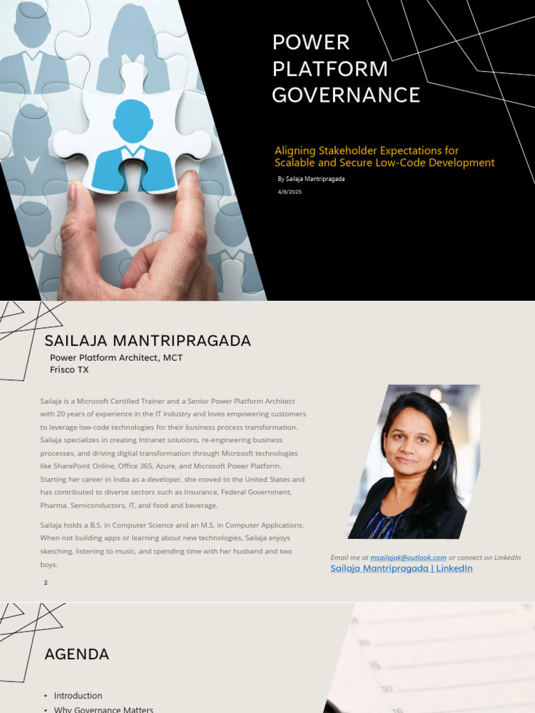 Power Platform Governance Essentials | PDF | Governance | Computing