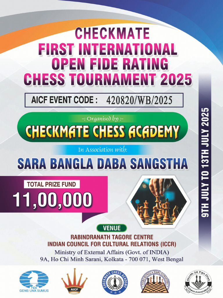 Checkmate FIDE Rating Chess Tournament 2025 | PDF