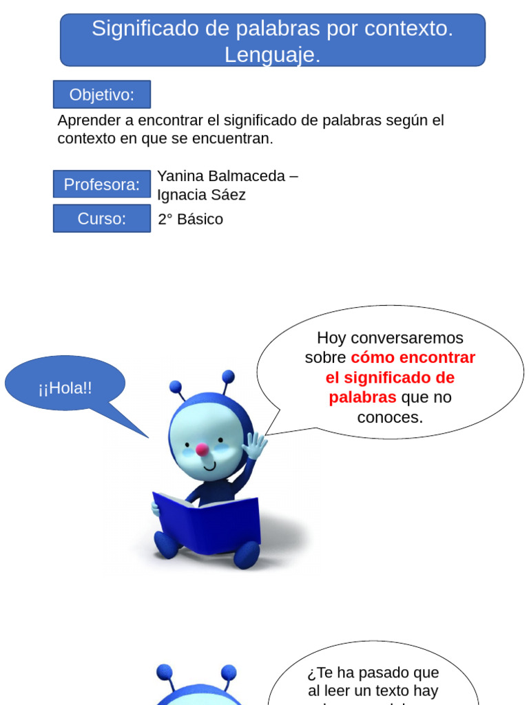 Significado de Palabras por Contexto | PDF