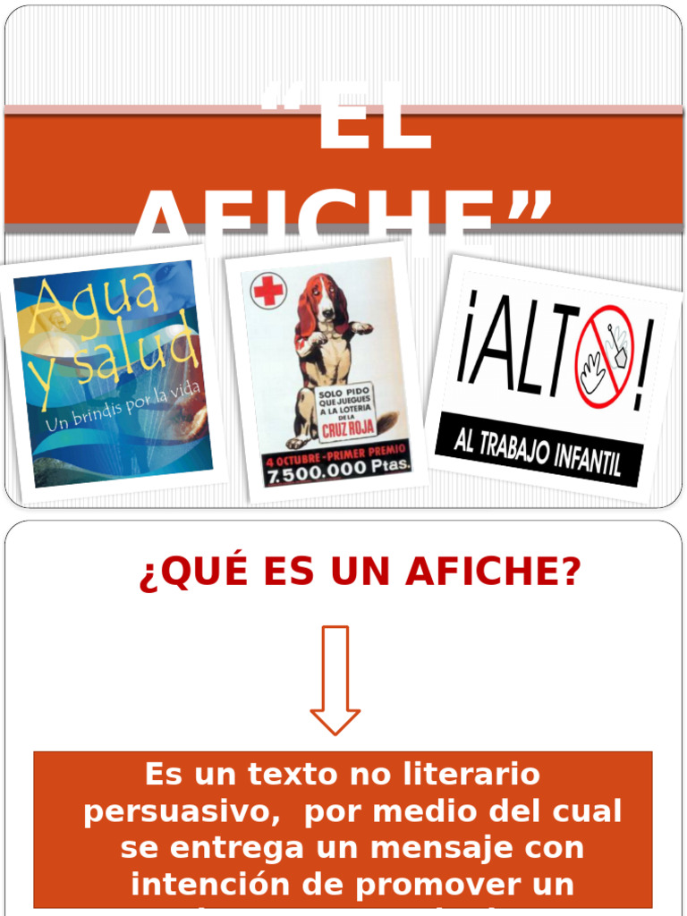 El Afiche | PDF