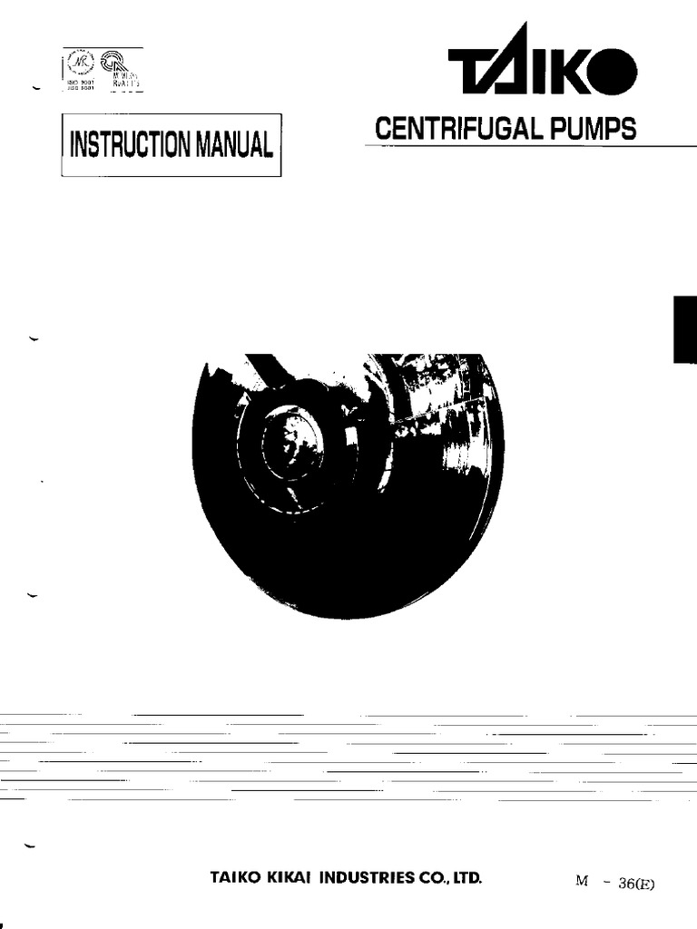 Taiko Centrifugal Pumps | PDF