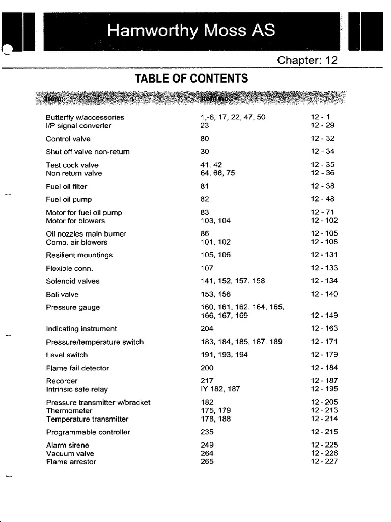 Hamworthy Moss Igg 2 Components | PDF