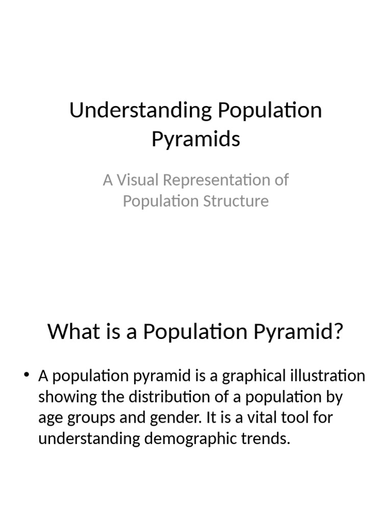 Population Pyramids Presentation | PDF