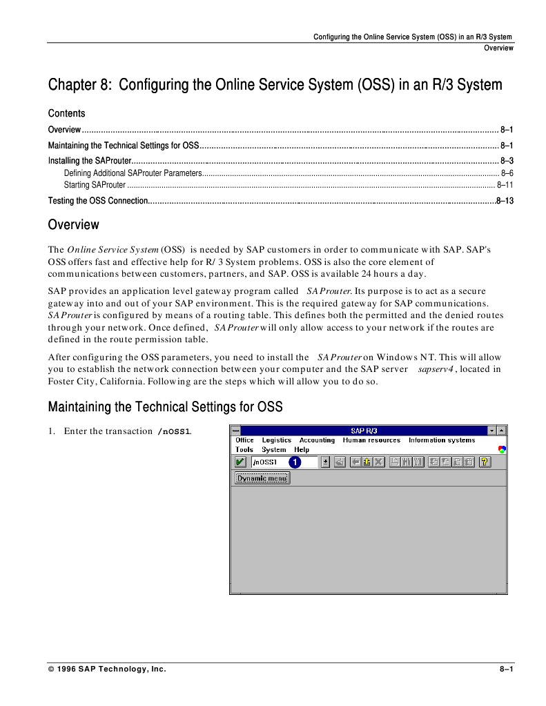 Configure OSS in R3 System | PDF | Utility Software | Computer Network