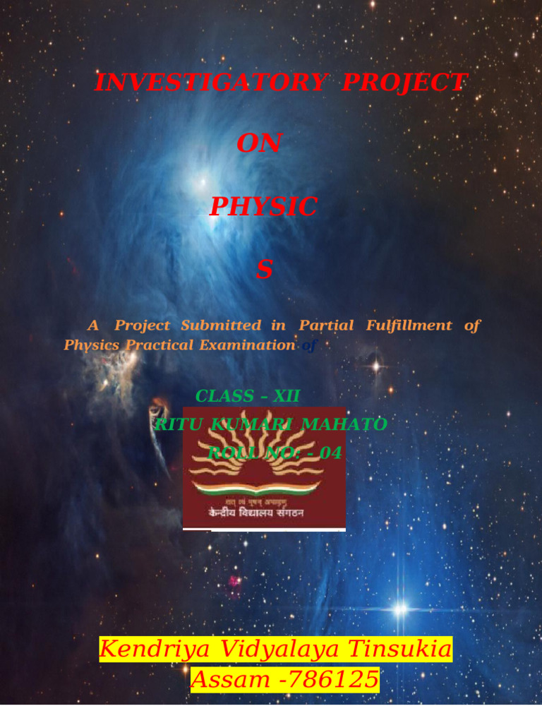 Xii-Investigatory-Physics-Project Transformer | PDF | Transformer | Inductor