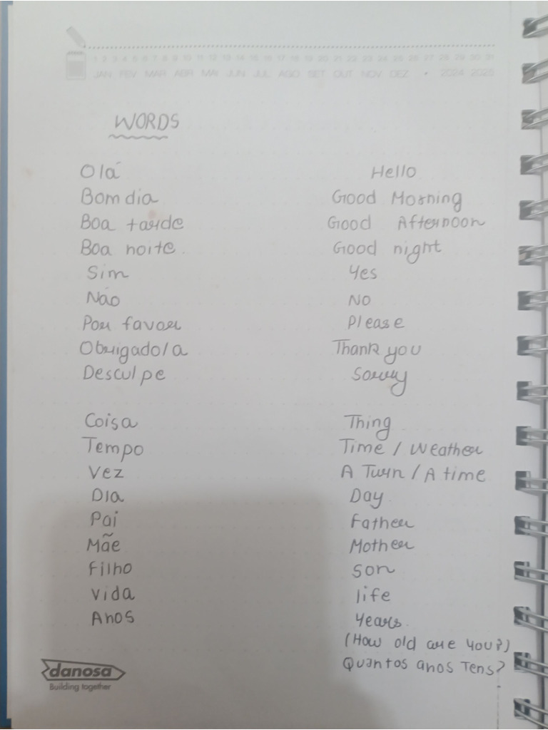 Portuguese words | PDF