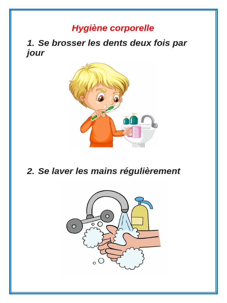 Pratiques essentielles d'hygiène corporelle | PDF