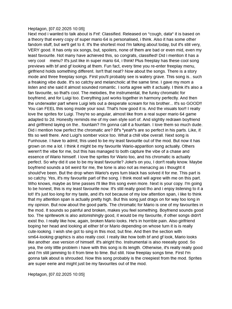 Friday Night Funkin Horror Mods Vid Script PT 4 Cuz I Need To Upload 5 ...