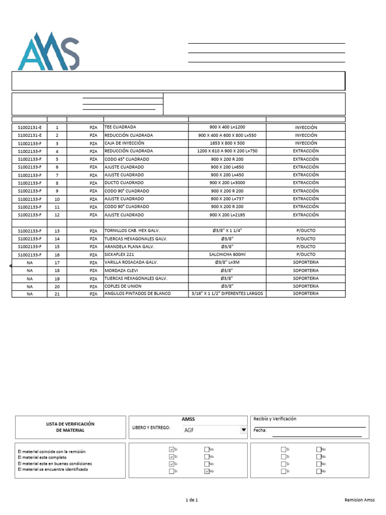 Remision Amss Ductos 02.04.2025 | PDF