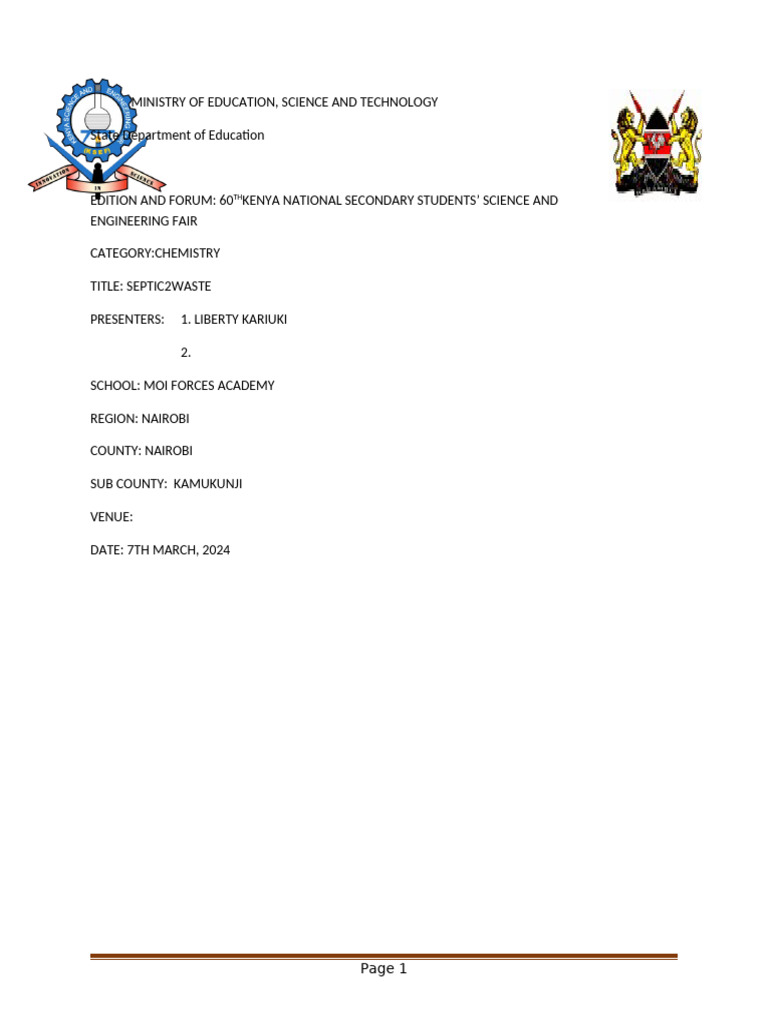 Ksef Write Up Final Copy2 | PDF | Agriculture | Sustainability