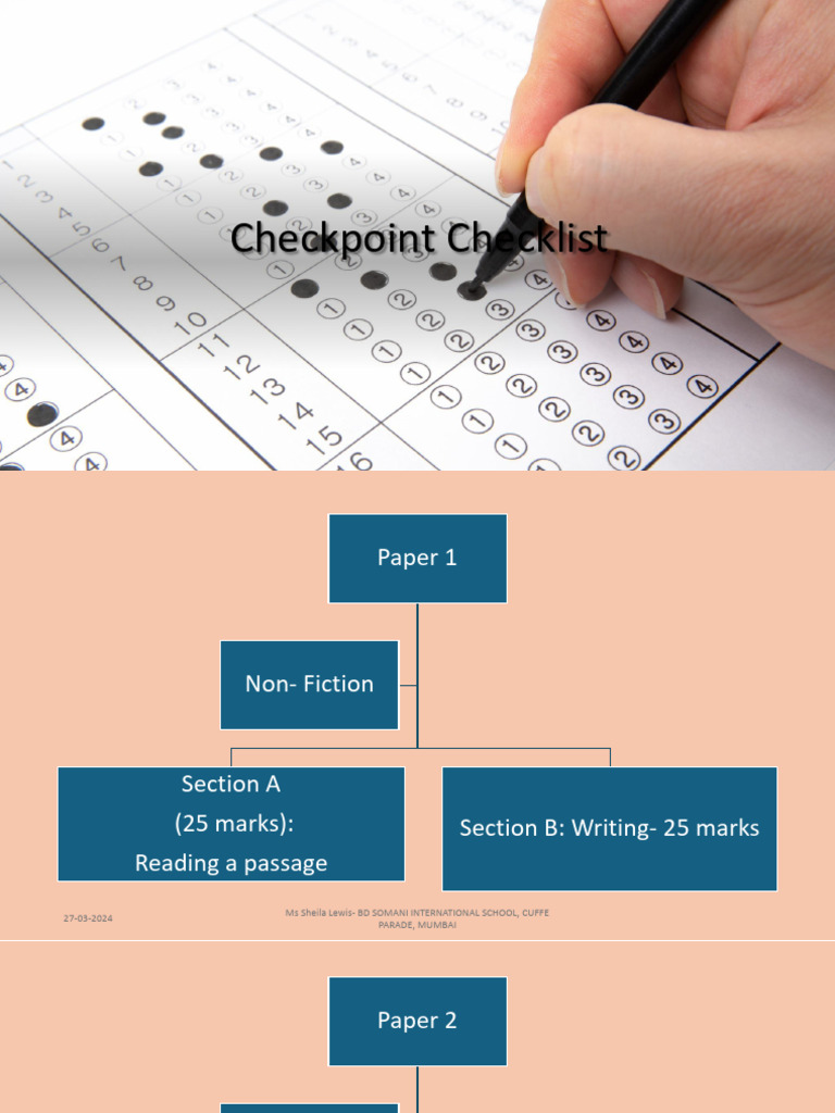 Checkpoint Preparation Tips | PDF | Written Communication | Writing