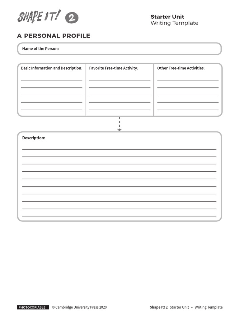 Writing Template Starter | PDF