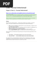 C1 Advanced Writing Letters and Emails | PDF | Communication | Human ...