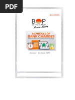 MCB Charges Schedule 2025 Overview | PDF | Transaction Account | Cheque