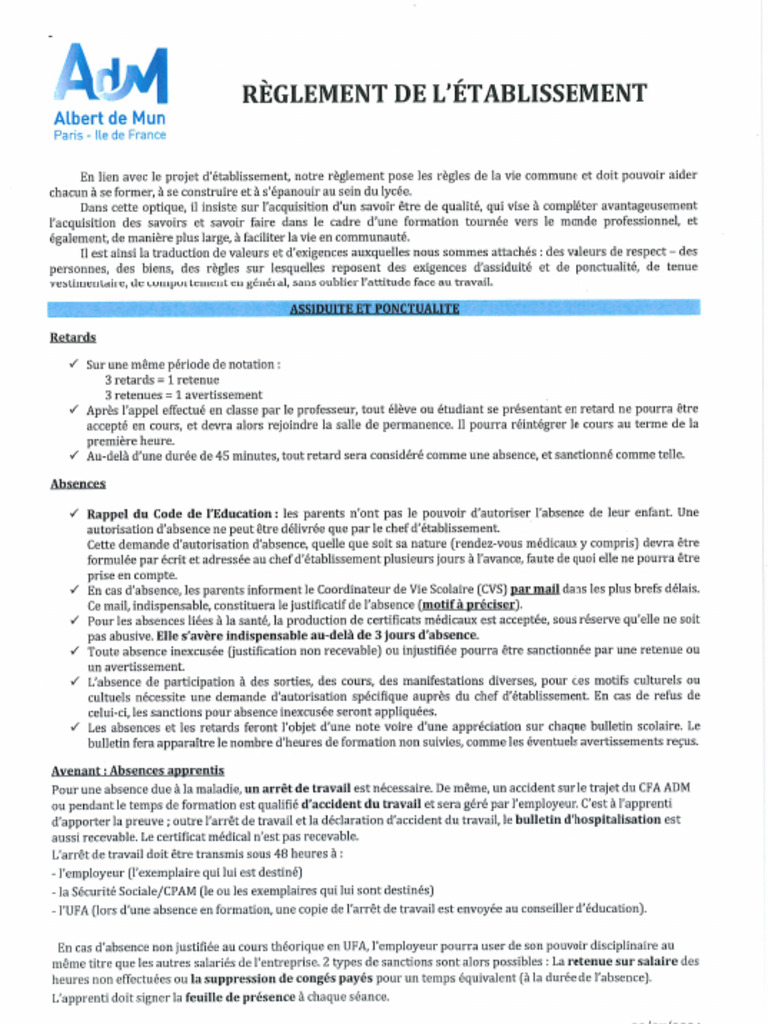 Reglement | PDF