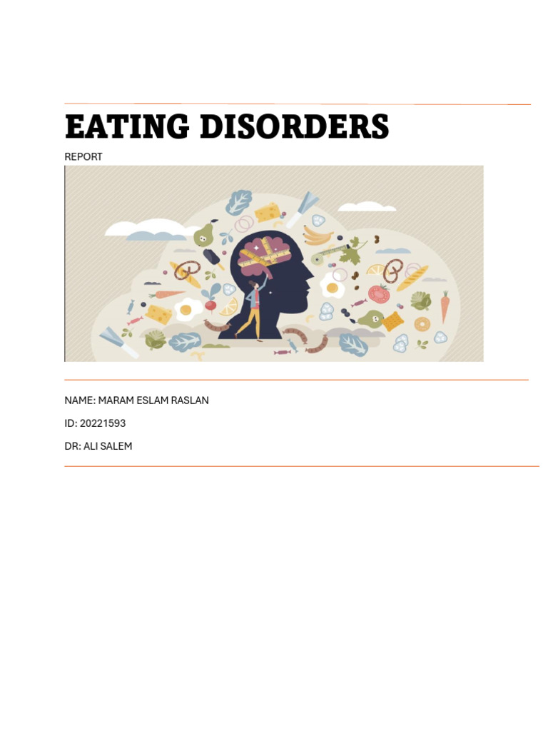 Eating Disorder Research | PDF | Eating Disorder | Bulimia Nervosa