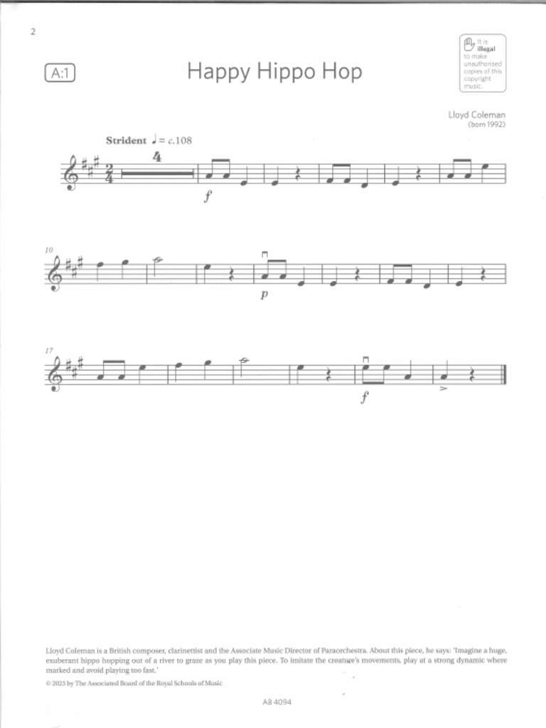 Happy Hippo Hop | PDF