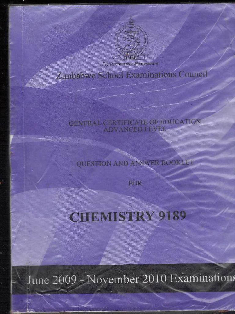 Chemistry Bluebookj2009-N10 | PDF