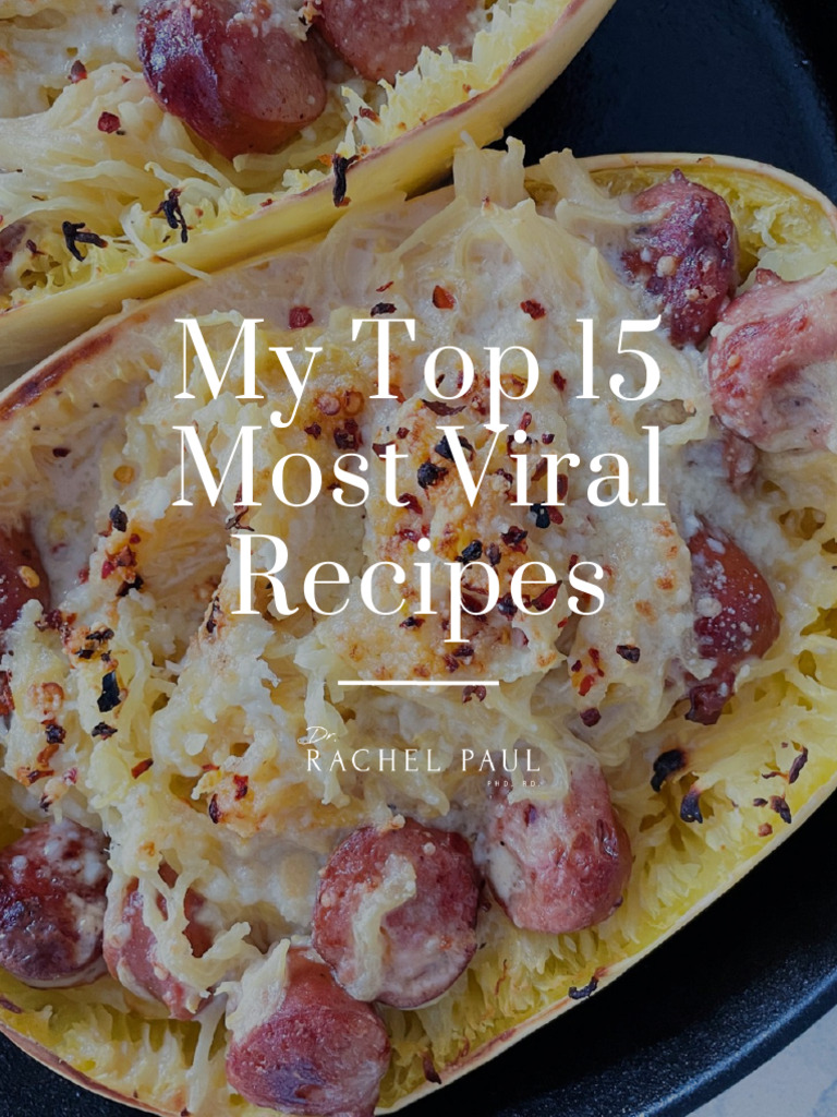 Rachels 15 Most Viral Top Recipes 2 | PDF | Pasta | Sausage
