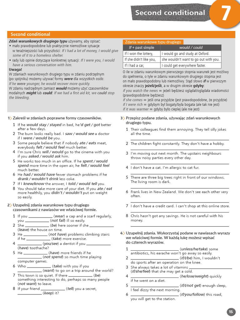 Password Reset A2 Gramatyka 2 Conditional | PDF