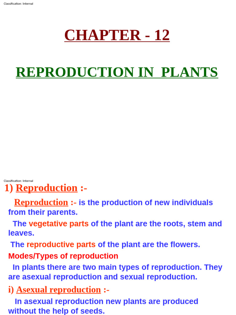 Plant Reproduction: Asexual & Sexual Methods | PDF | Plant Reproduction ...